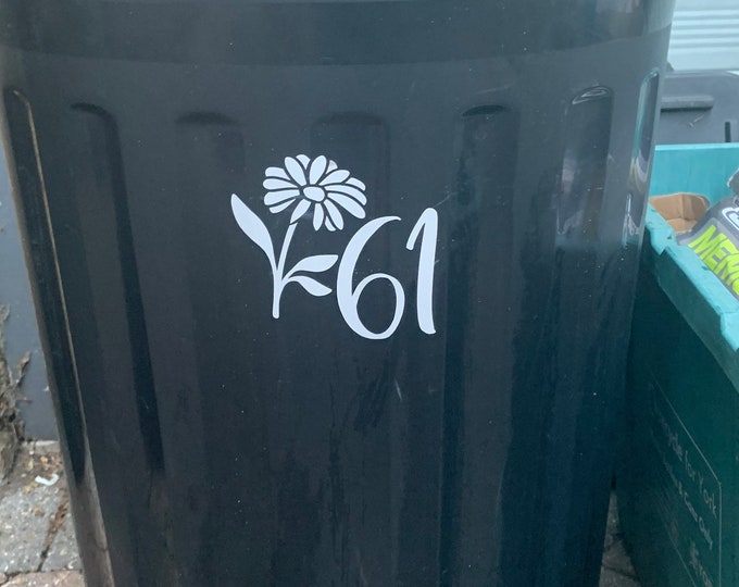 Pack of 3 Wheelie Bin Stickers Personalised Wheelie Bin Labels ...