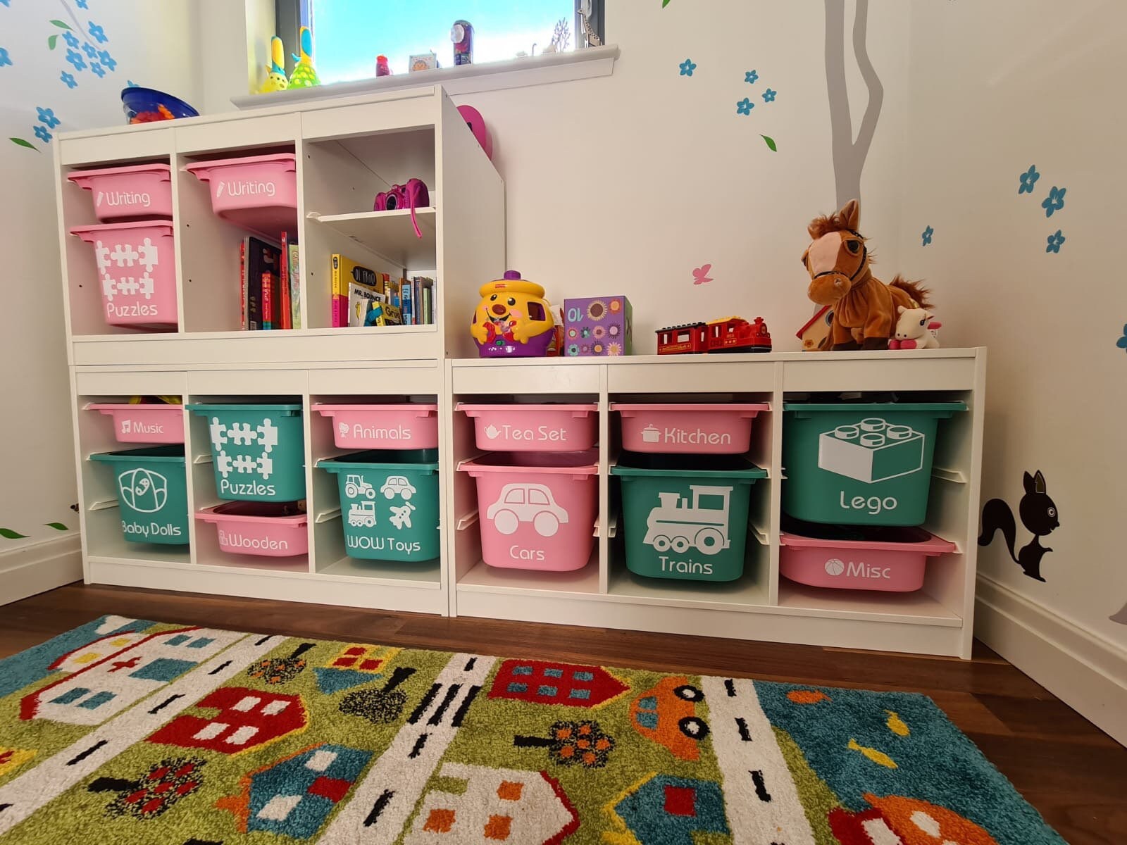 Toy Storage Decals Plastic Toy Box Labels Self-adhesive - Etsy UK