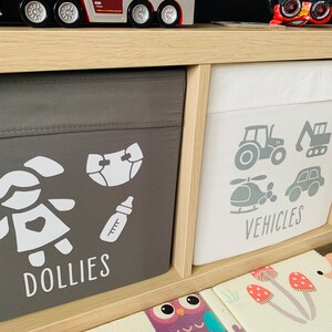 Toy Storage Decals Toy Labels Toy Box Stickers - Etsy