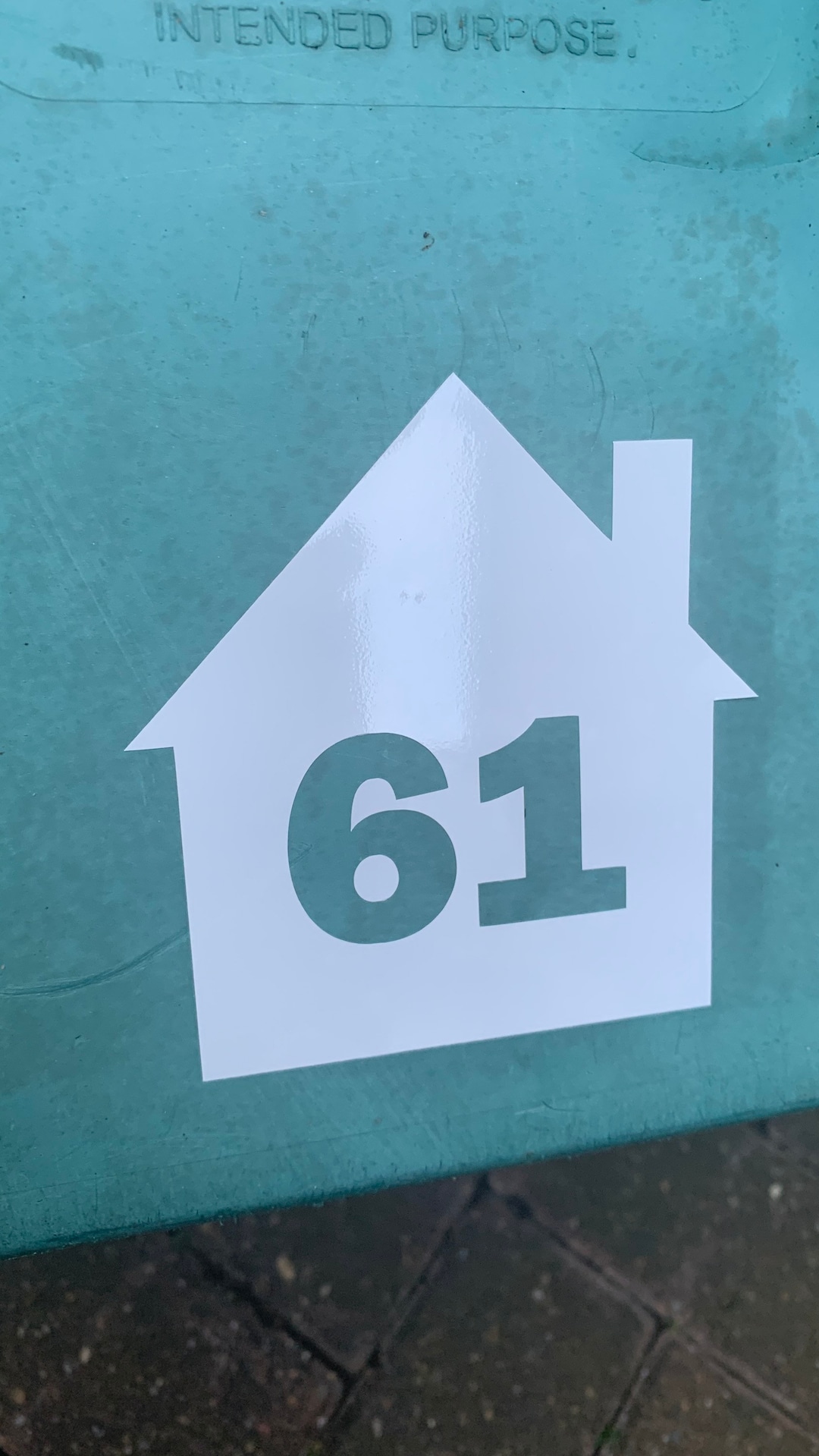 Wheelie Bin Labels Wheelie Bin Stickers House Recycling Labels Custom ...