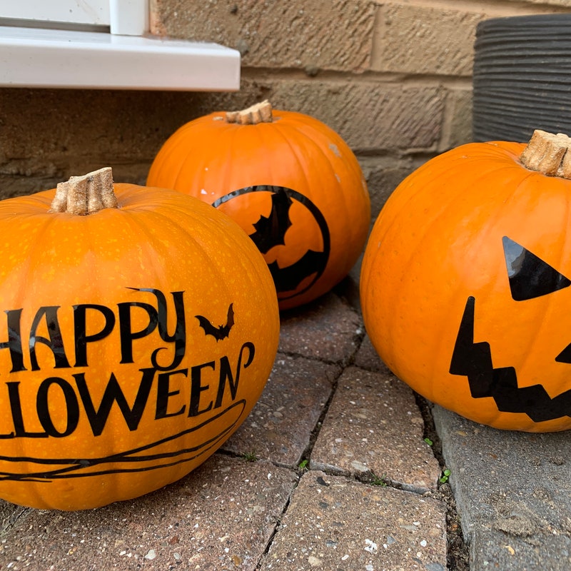 Pumpkin Decals - Etsy