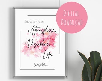 Charlotte Mason Quote - Etsy