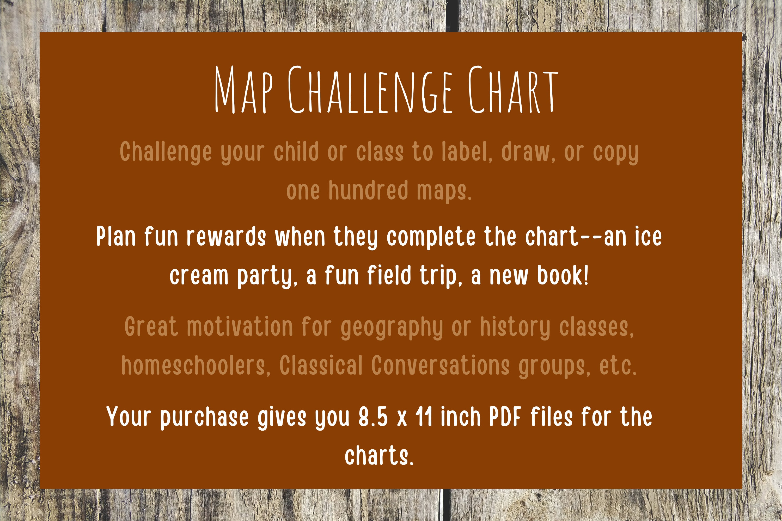 Alpaca 100 Maps Challenge Chart | Student Geography for Classrooms ...
