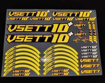 Vsett 10 10 11 Plus Reflective Stickers Kit for Electric Scooter ...