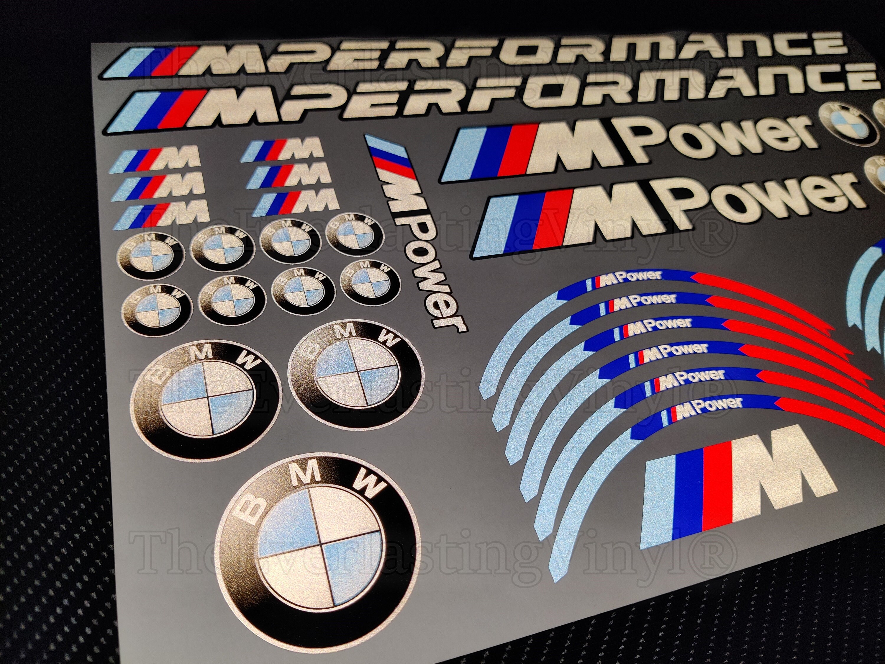 BMW M Power Reflective Stickers Kit for Xiaomi Mijia M365 / Pro 2 and ...