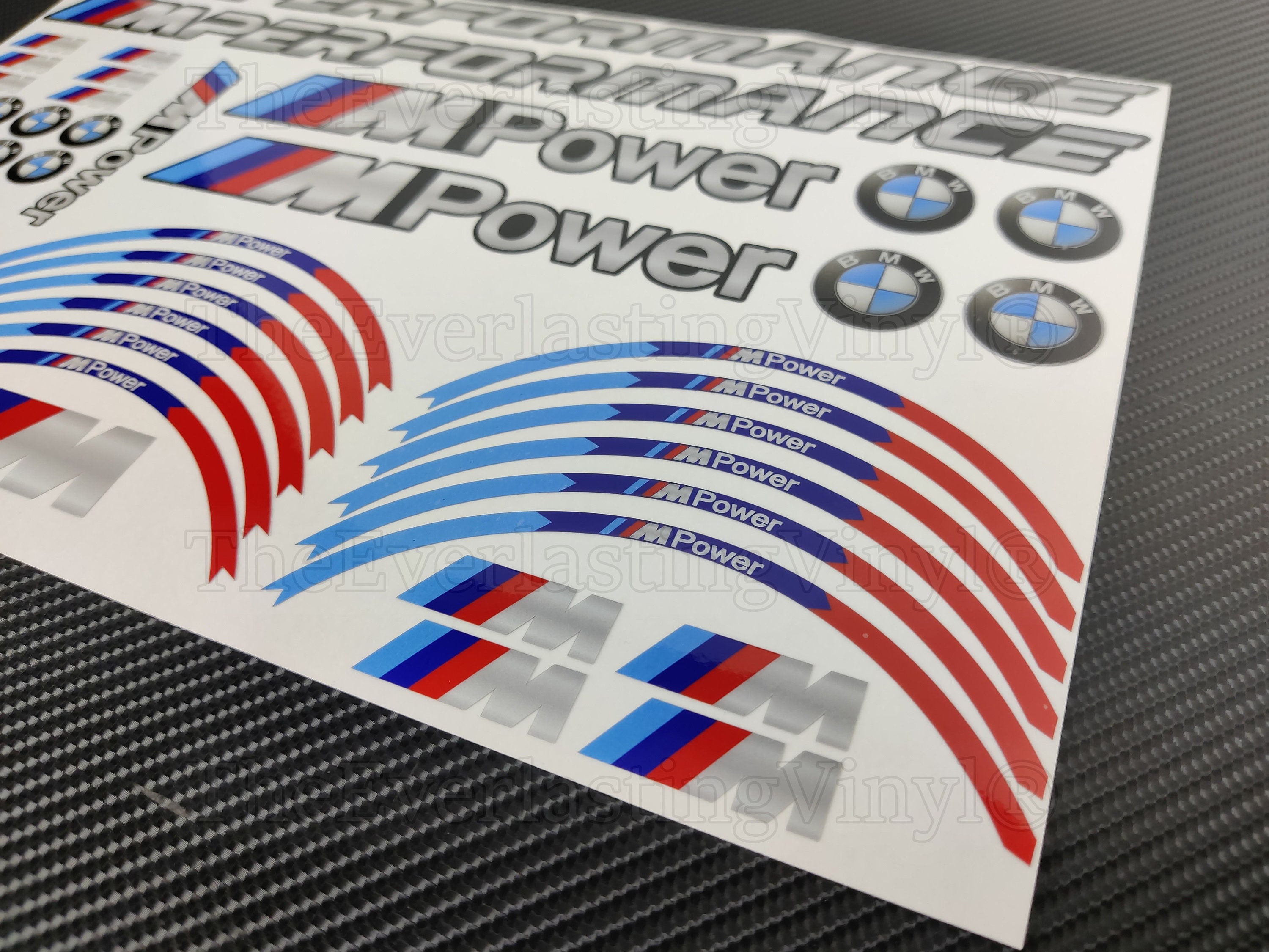 BMW M Power Reflective Stickers Kit for Xiaomi Mijia M365 / Pro 2 and ...