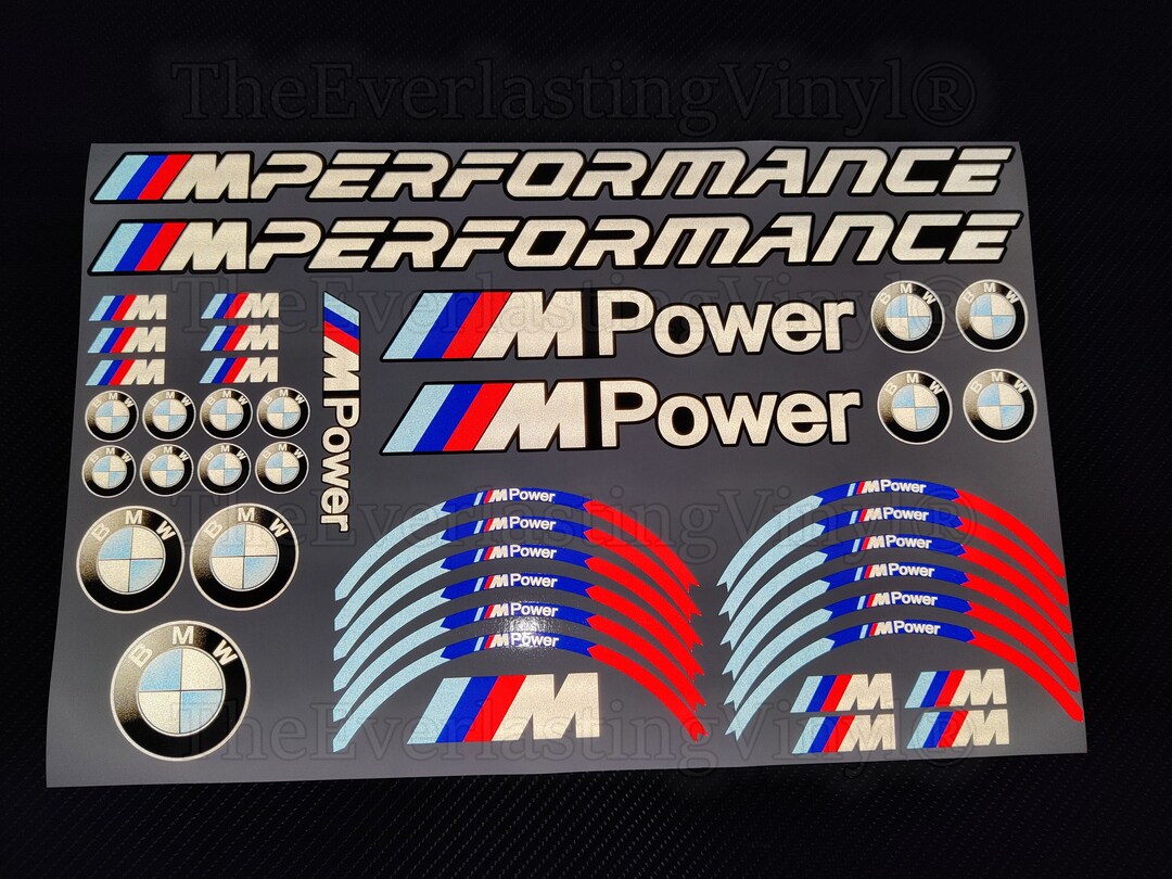 BMW M Power Reflective Stickers Kit for Xiaomi Mijia M365 / Pro 2 and ...