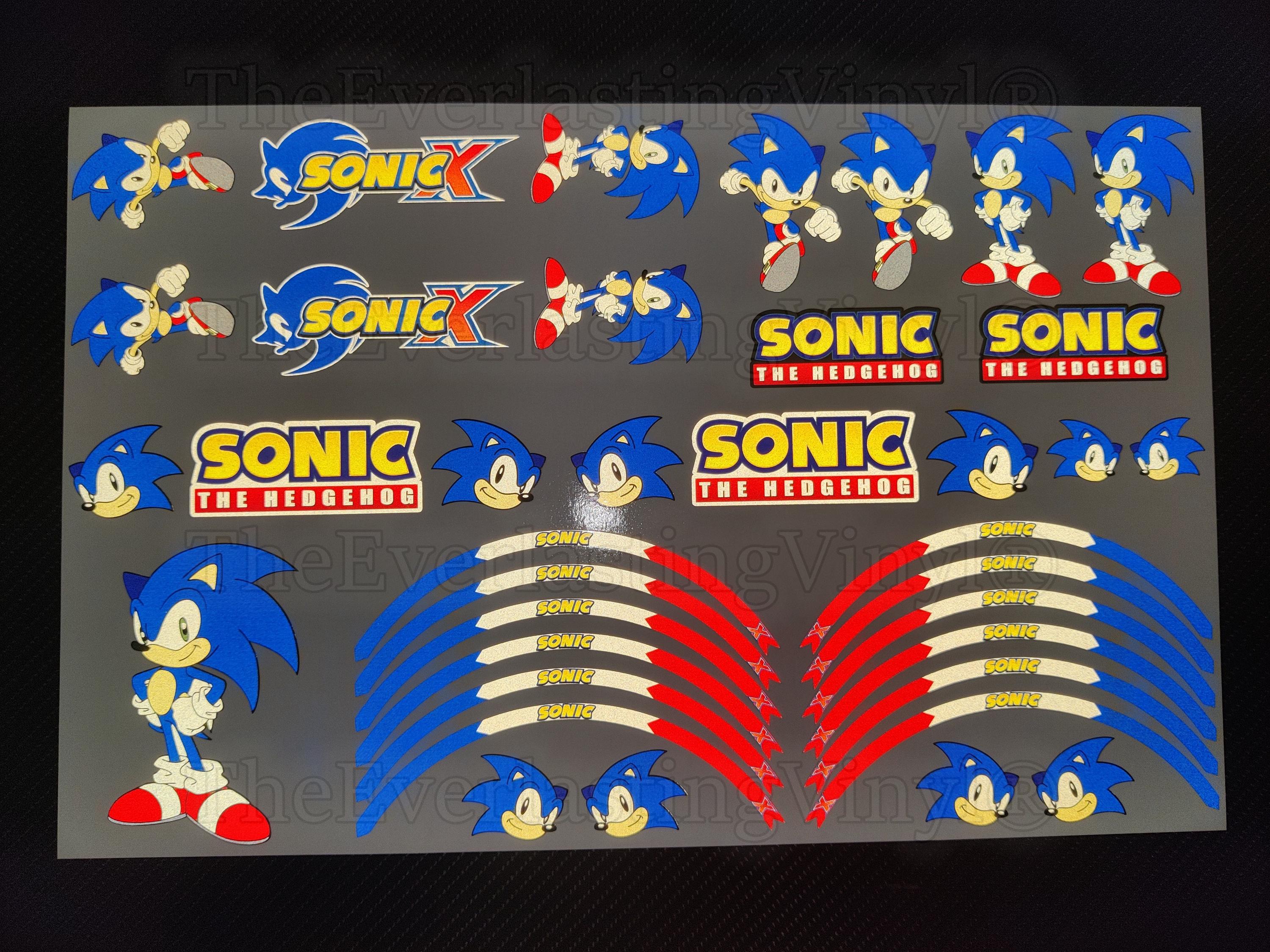 SUPER SONIC X the Hedgehog Stickers Kit for Xiaomi Mijia M365 Essential ...