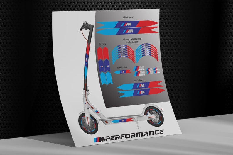 Xiaomi Mijia M365 / Pro / Pro 2 Electric Scooter Reflective Stickers ...