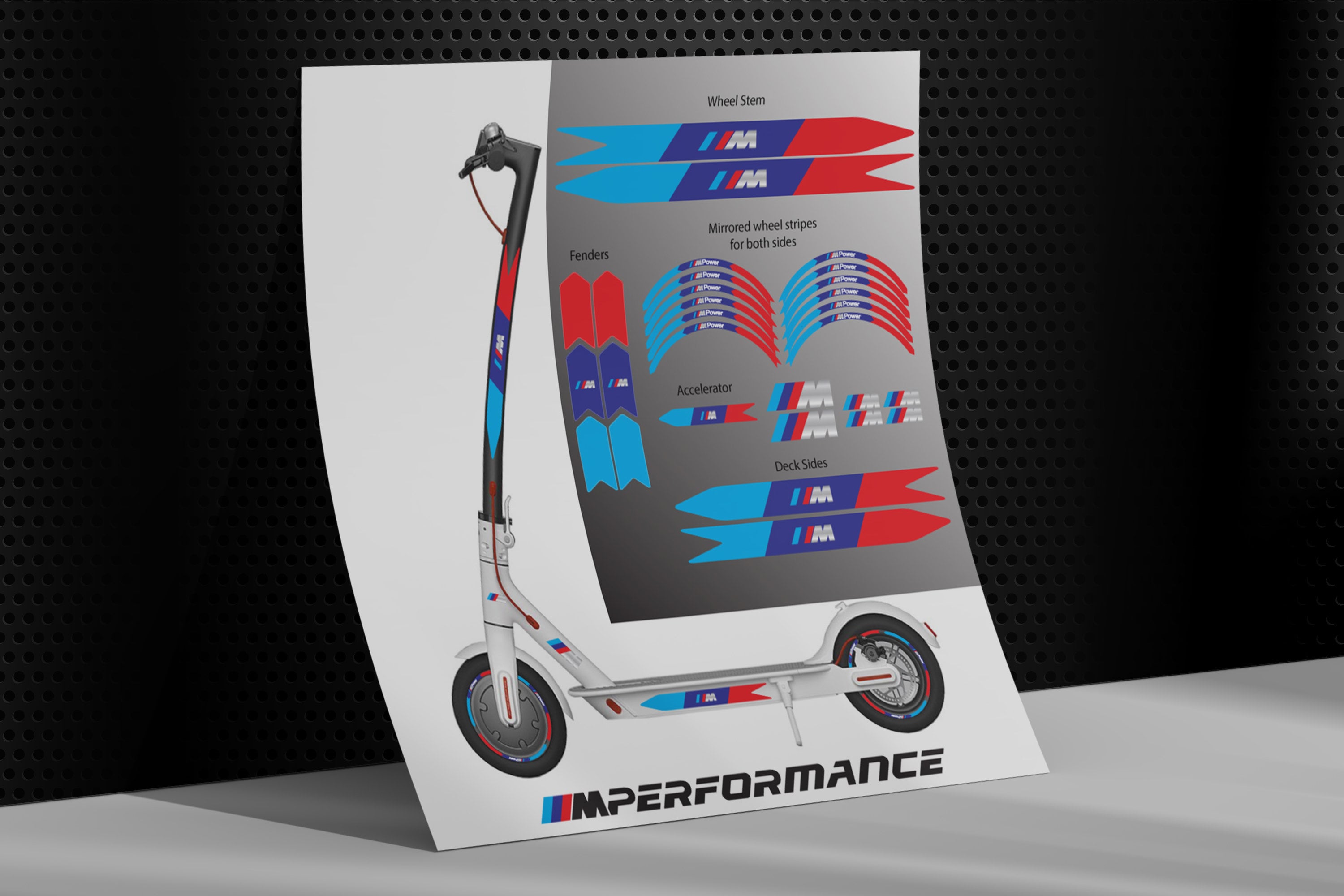 Xiaomi Mijia M365 / Pro / Pro 2 Electric Scooter Reflective Stickers ...