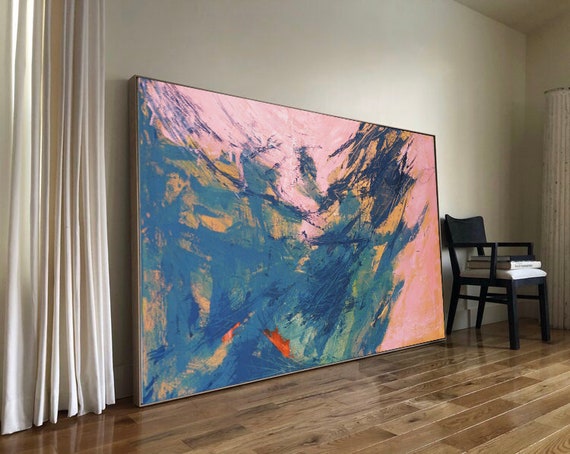 Oversize Abstract Painting Large Original Abstract Acrylic | Etsy