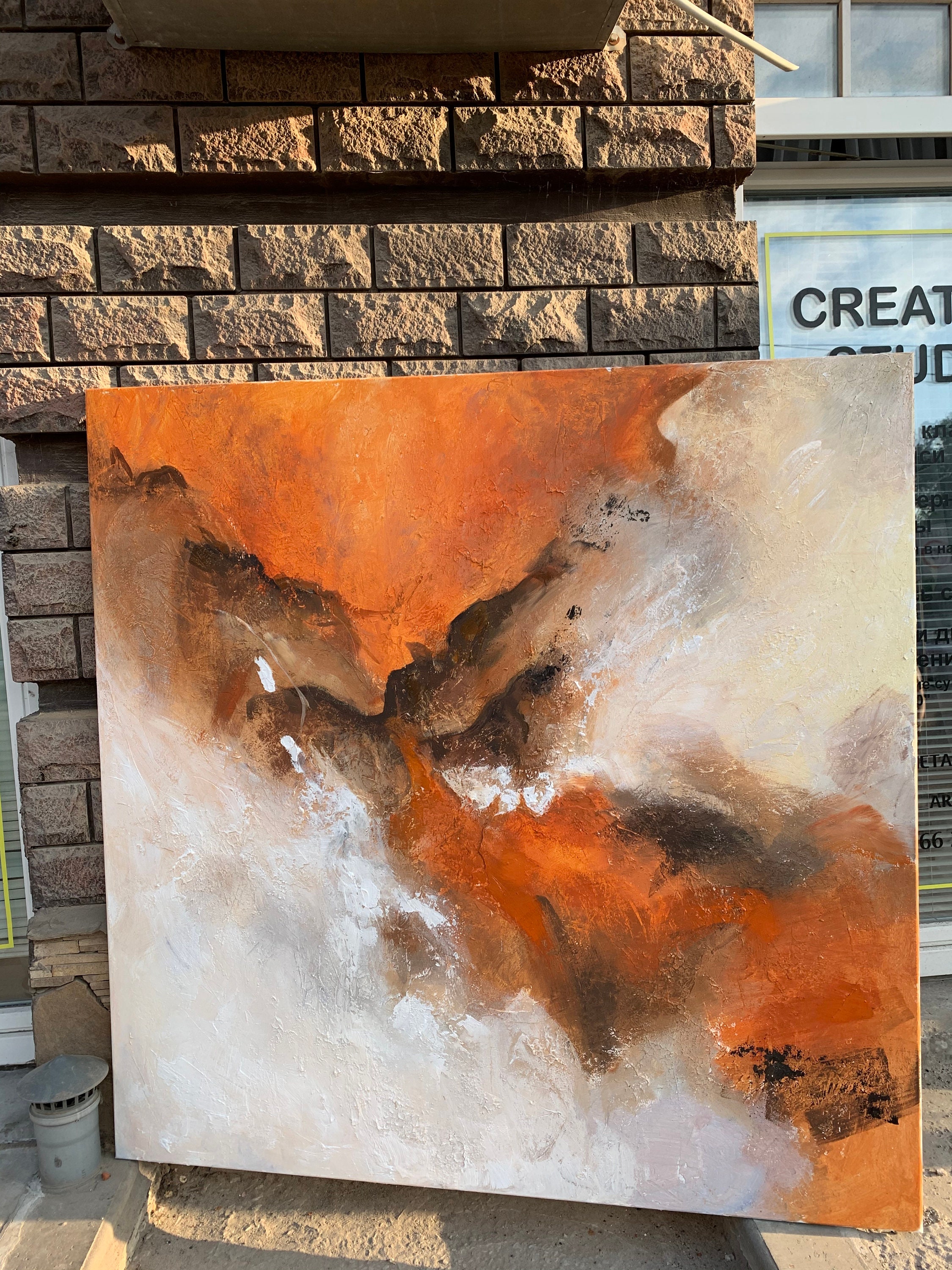 Abstract Acrylic Painting on Canvas Abstract Painting Original - Etsy