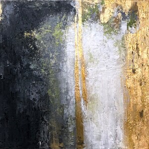 Large Abstract Wall Art Gold Original Abstract Painting | Etsy