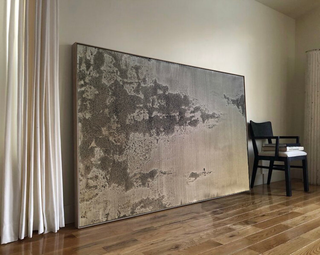 Abstract Painting Large Original Acrylic Canvas Panoramic Wall - Etsy