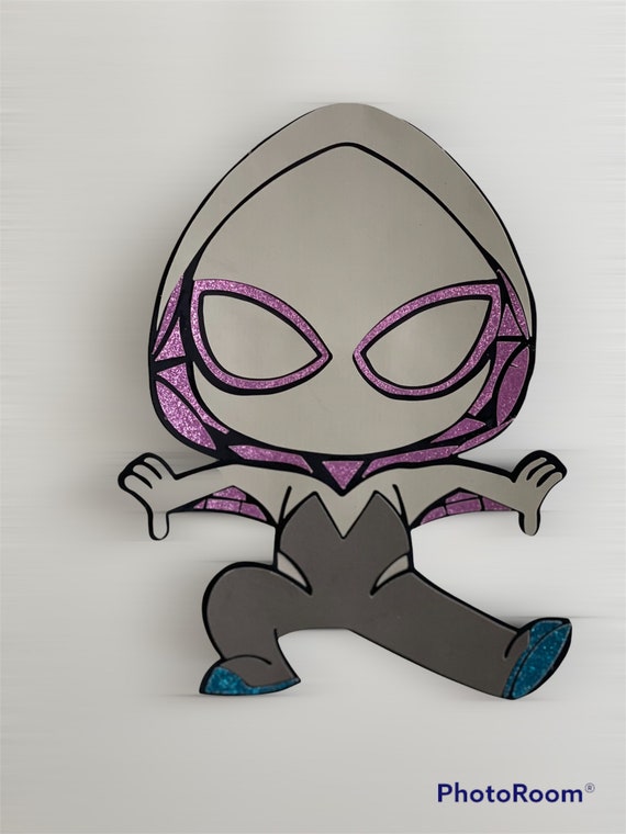 Superhéroes Spider Woman Gwen Stacy Kids Bedroom Decoration | Etsy
