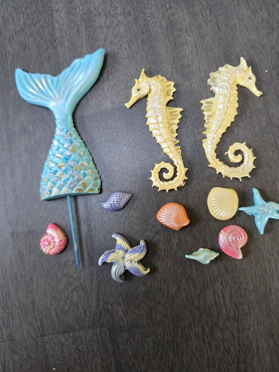 Edible Ocean-themed Gum Paste Decorations - Etsy