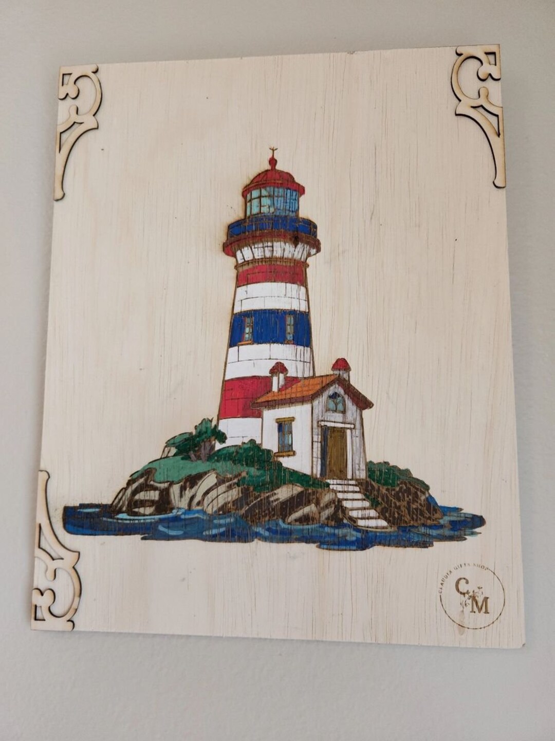 Lighthouse Wall Decor, Wall Decor, Home Decor, Housewarming Gift ...
