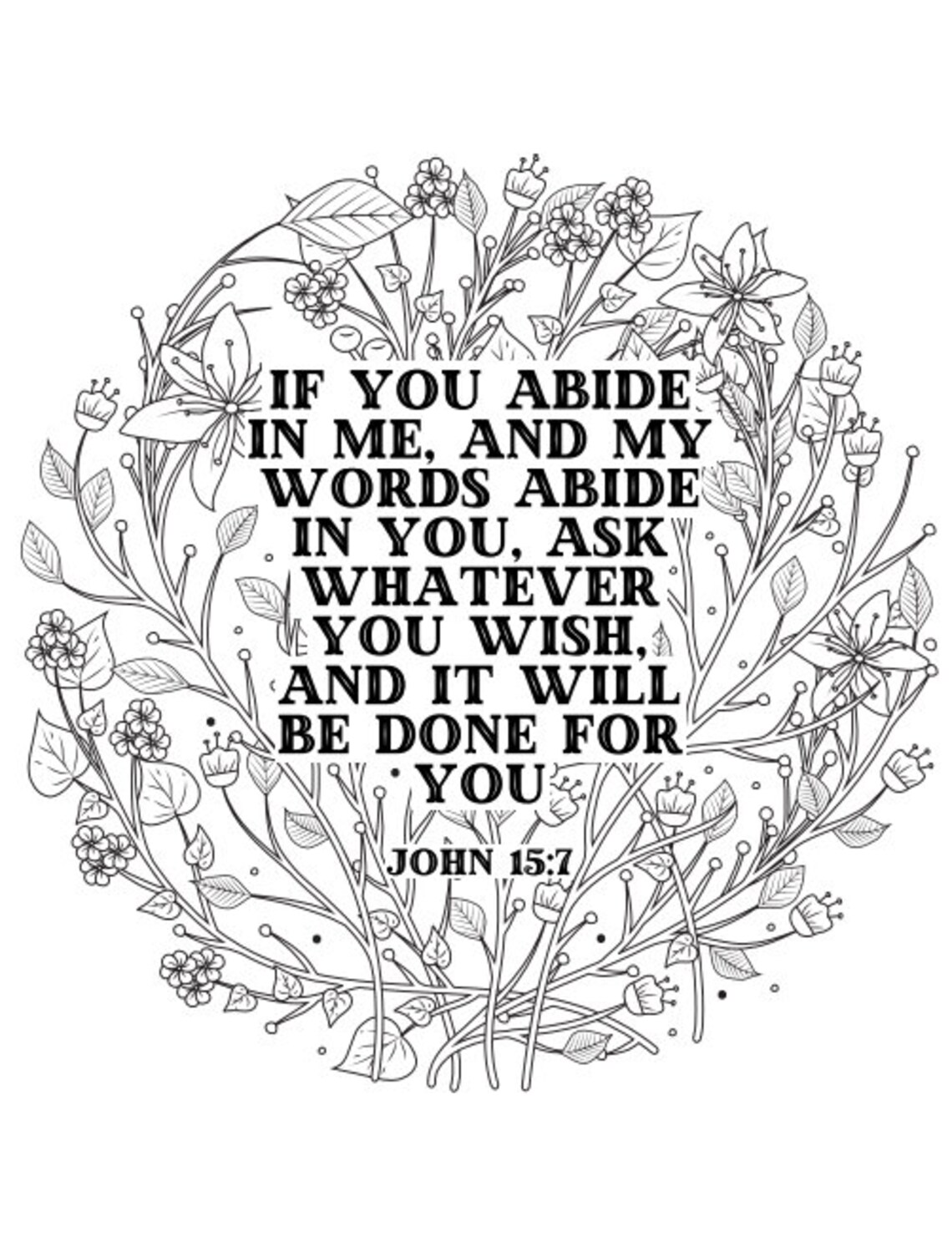 Bible Journaling Coloring Pages - Etsy