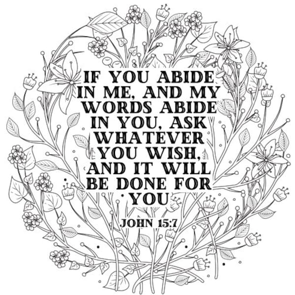 Bible Journaling Coloring Pages - Etsy