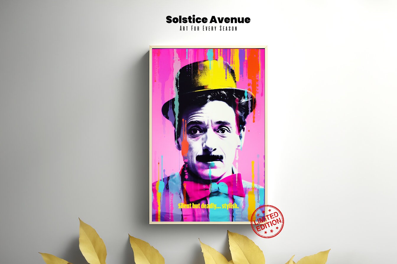 Chromatic Chaplin: A Portrait in Pop Art, Charlie Chaplin Poster ...