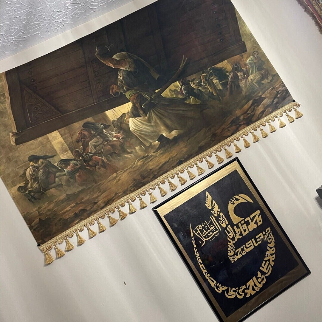 Imam Ali Khaiber High Quality Banner, Ya Ali, Shia Wall Art, Shia Wall ...