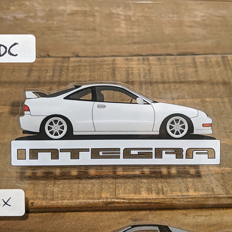 Stickers : DC Integra 2 Colours - Etsy