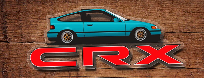 Stickers : CRX 3 Colours - Etsy