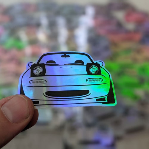 Holographic NA Miata Sticker - Etsy