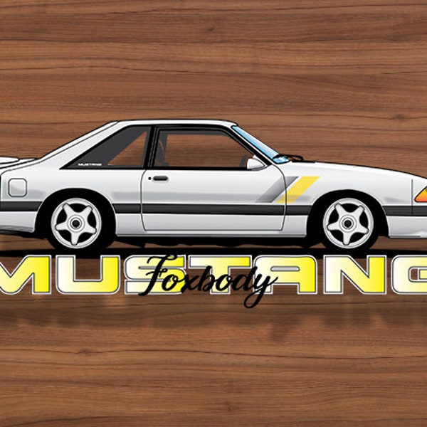 Ford mustang gt foxbody - Etsy Nederland