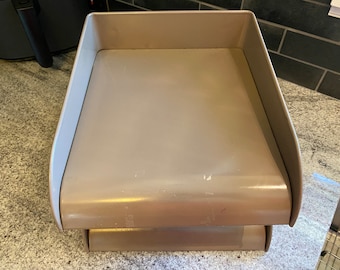 GW Systems Industrial Metal Paper Tray File, Letter Size Metal Desktop ...