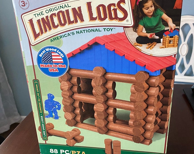 Lincoln Logs Wood Building Logs Building Set, Lincoln Logs Lake Union ...