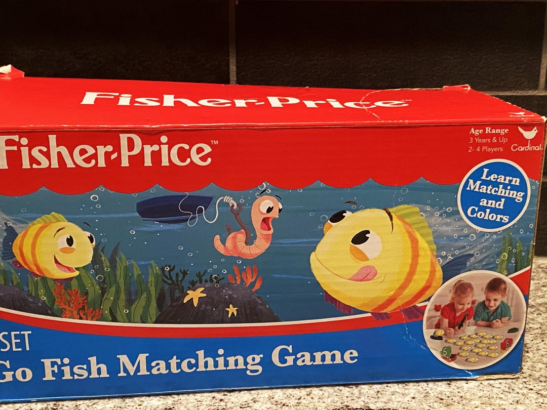 Fisher Price Go Fish Matching Game #8312 - Etsy