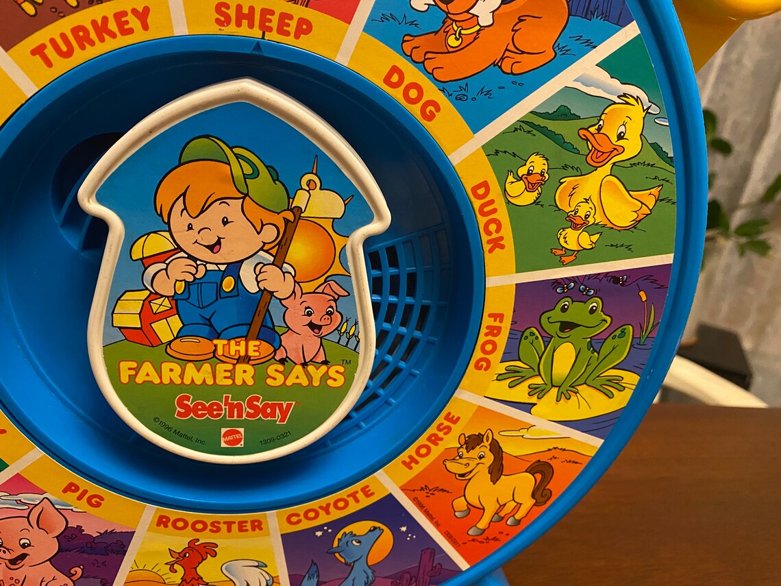 Vintage See 'n Say the Farmer Says Mattel See and Say - Etsy