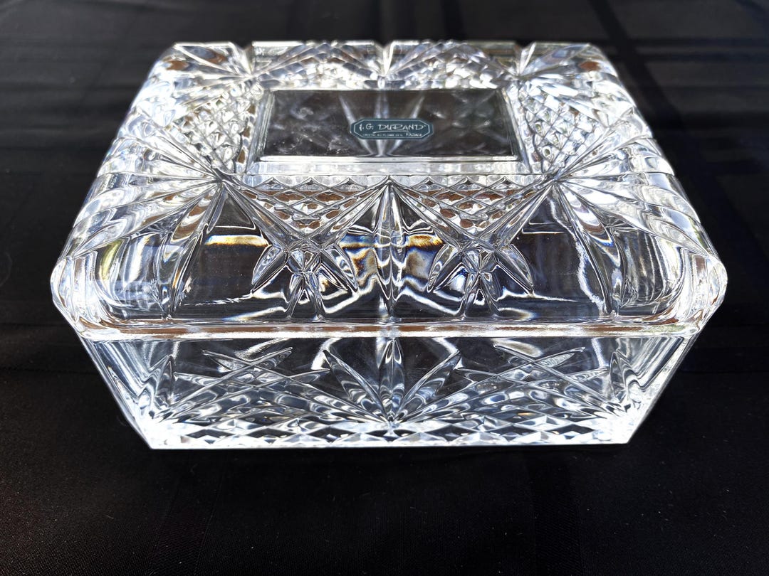Cristal J. G. Durand Crystal Box, New in Original Box #8533 - Etsy