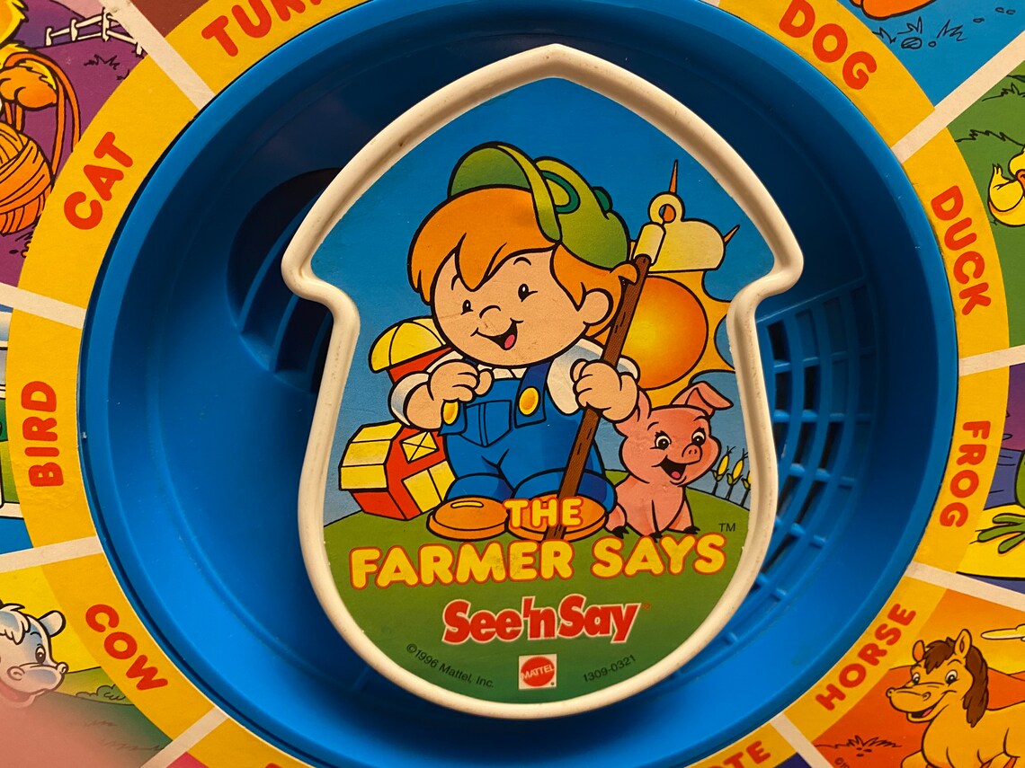 Vintage See 'n Say the Farmer Says Mattel See and Say - Etsy
