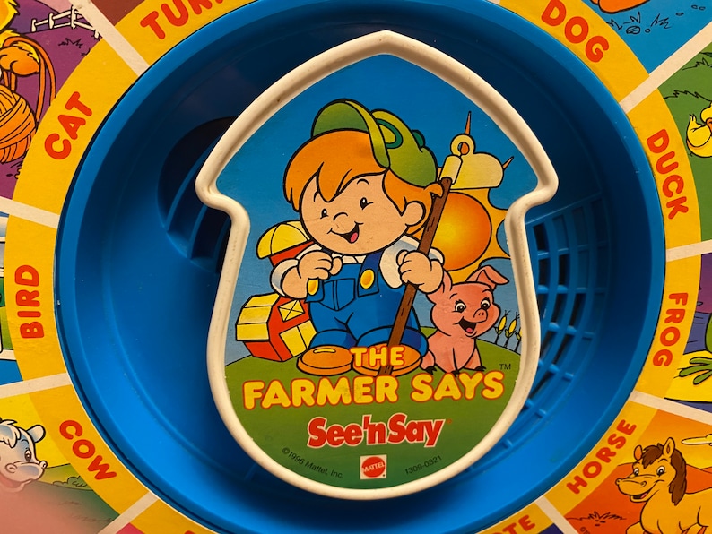 Vintage See 'n Say the Farmer Says Mattel See and Say - Etsy