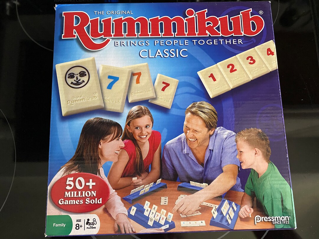 Rummikub Tile Game 1990's in Original Box W/instructions Complete 8048 ...