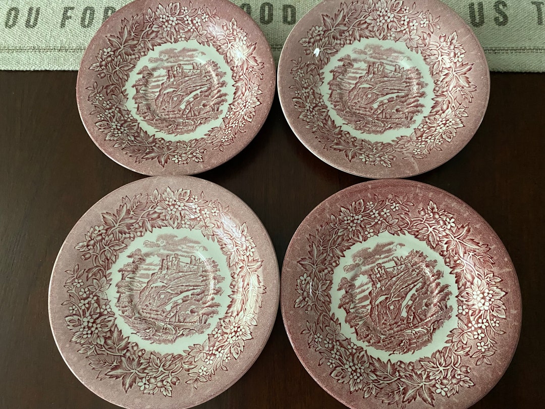 English Ironstone Tableware, English Castles, Transferware, Red ...