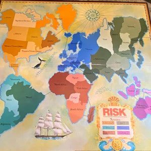 Risk Game, World Conquest Game, Parker Brothers Risk #2103 - Etsy
