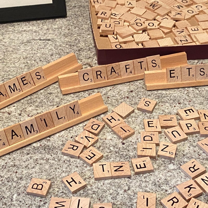Scrabble Tile Racks - Etsy