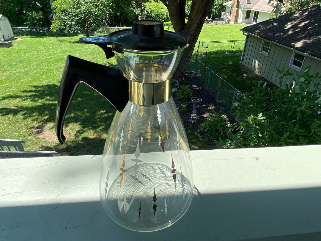 Vintage Pyrex Decanter, Pyrex Atomic Decanter, Pyrex Coffee Decanter ...