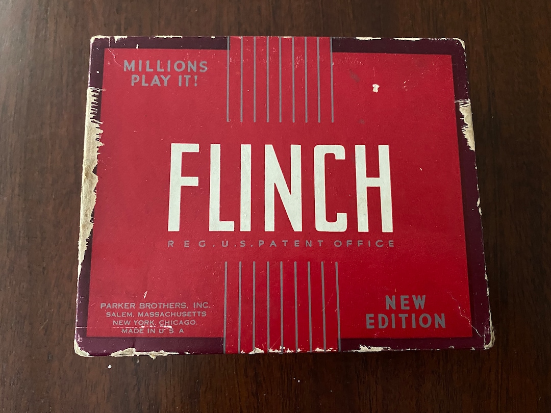 Vintage Flinch Card Game in Original Box #6611 - Etsy