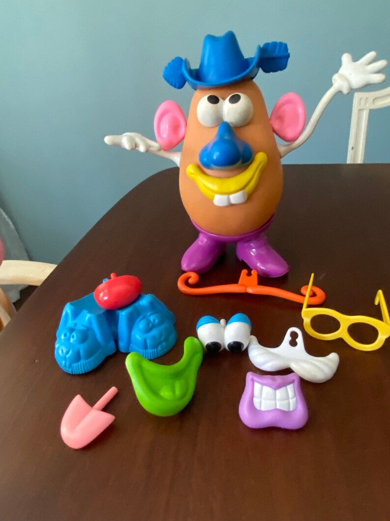 Mr. & Mrs. Potato Head With 19 Pieces Ride 'em Cowboy - Etsy