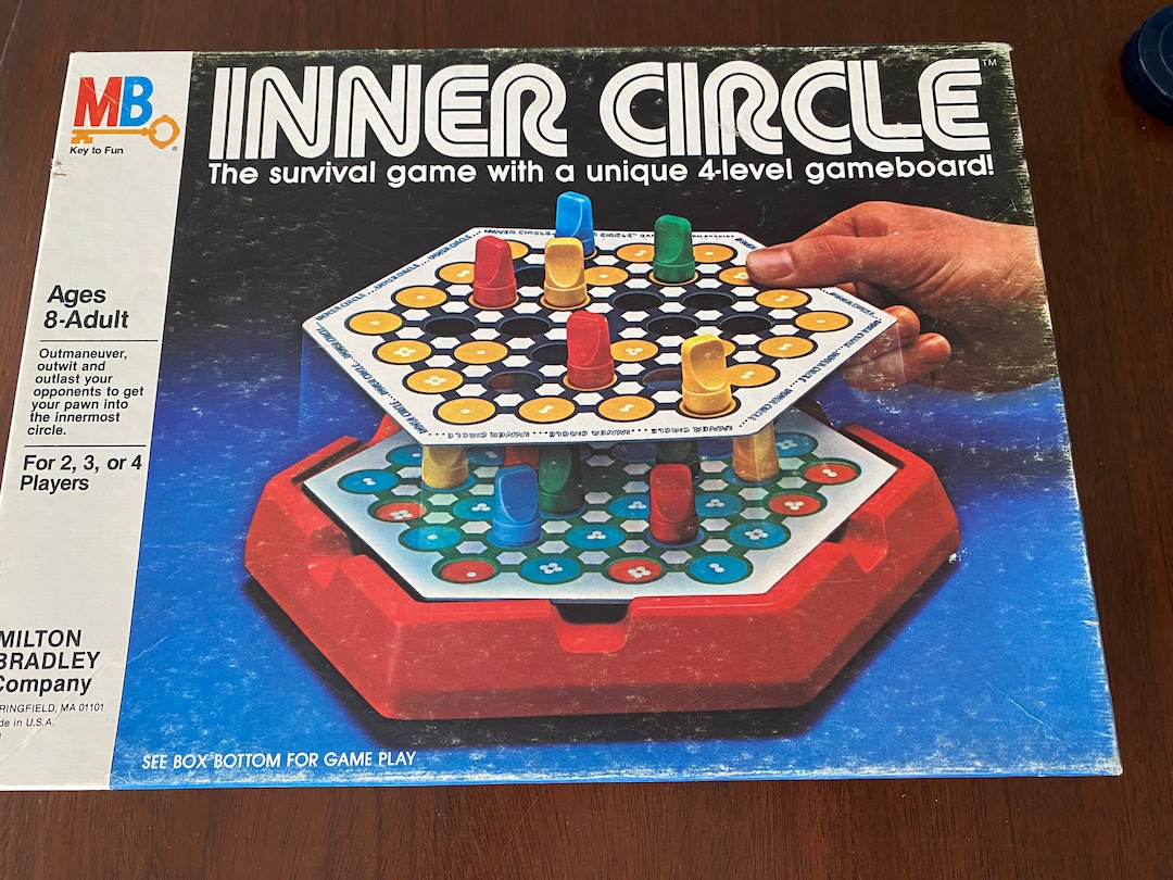 Vintage Inner Circle Game, Milton Bradley Game, Inner Circle 1981 Game ...