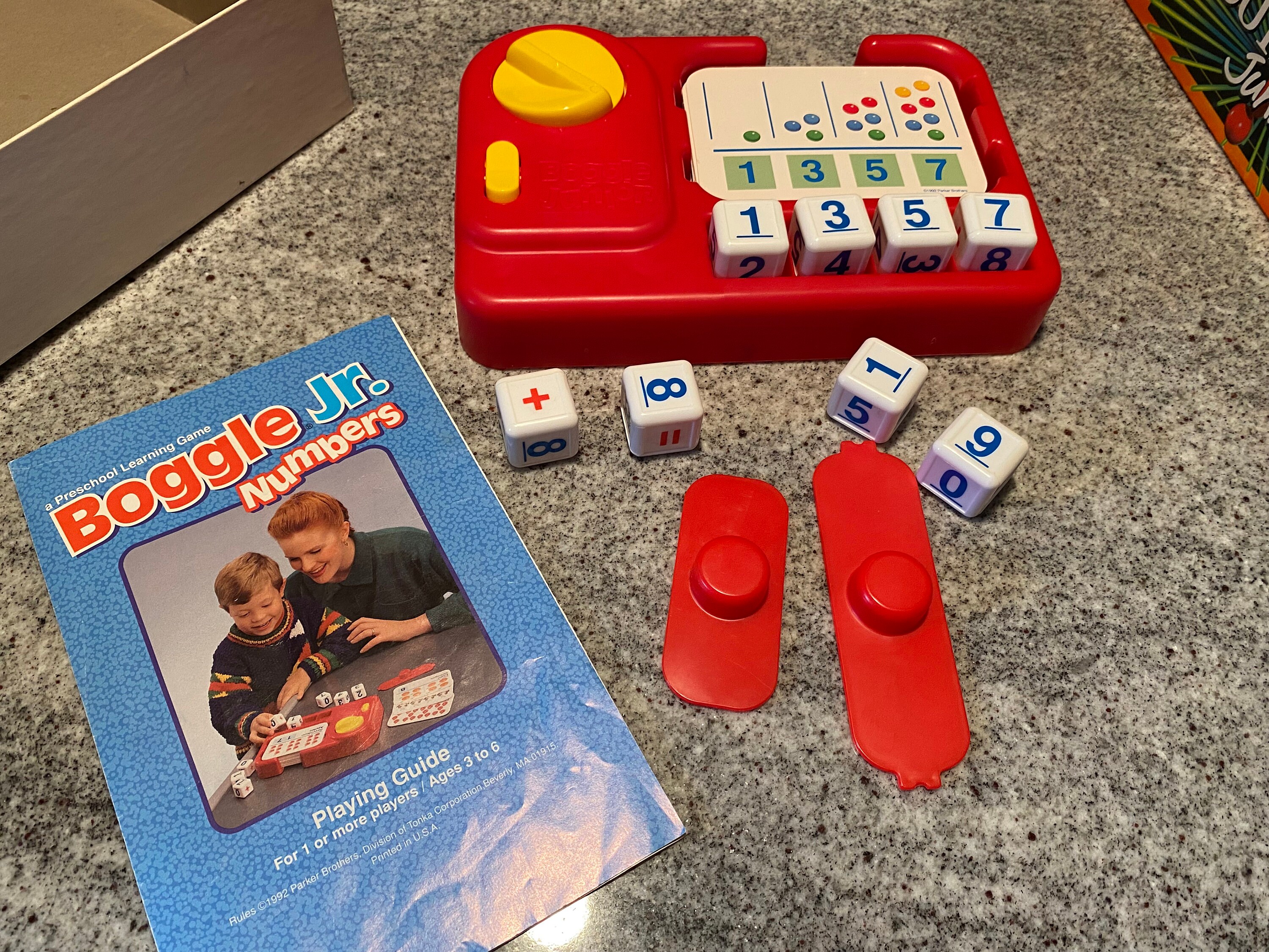 Boggle Jr Numbers - A Preschool Learning Game, Boggle Game, Dice Game ...