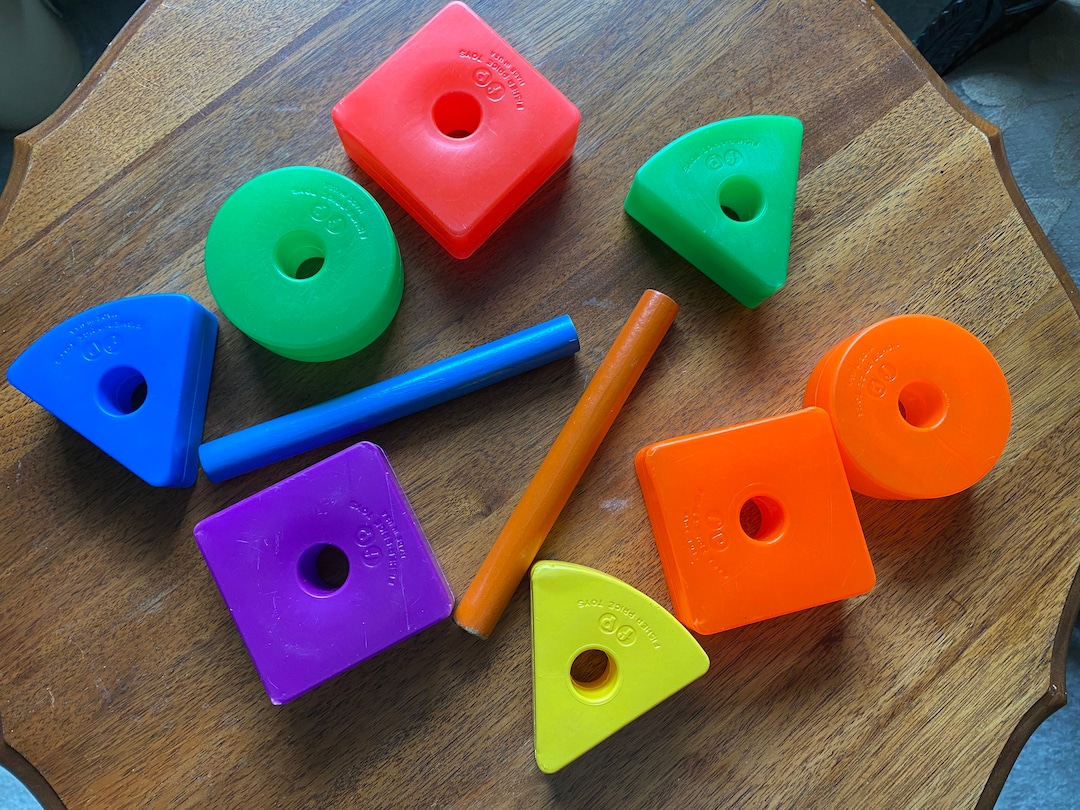 Vintage Fisher Price Creative Blocks, Fisher Price Blocks, Fisher Price ...