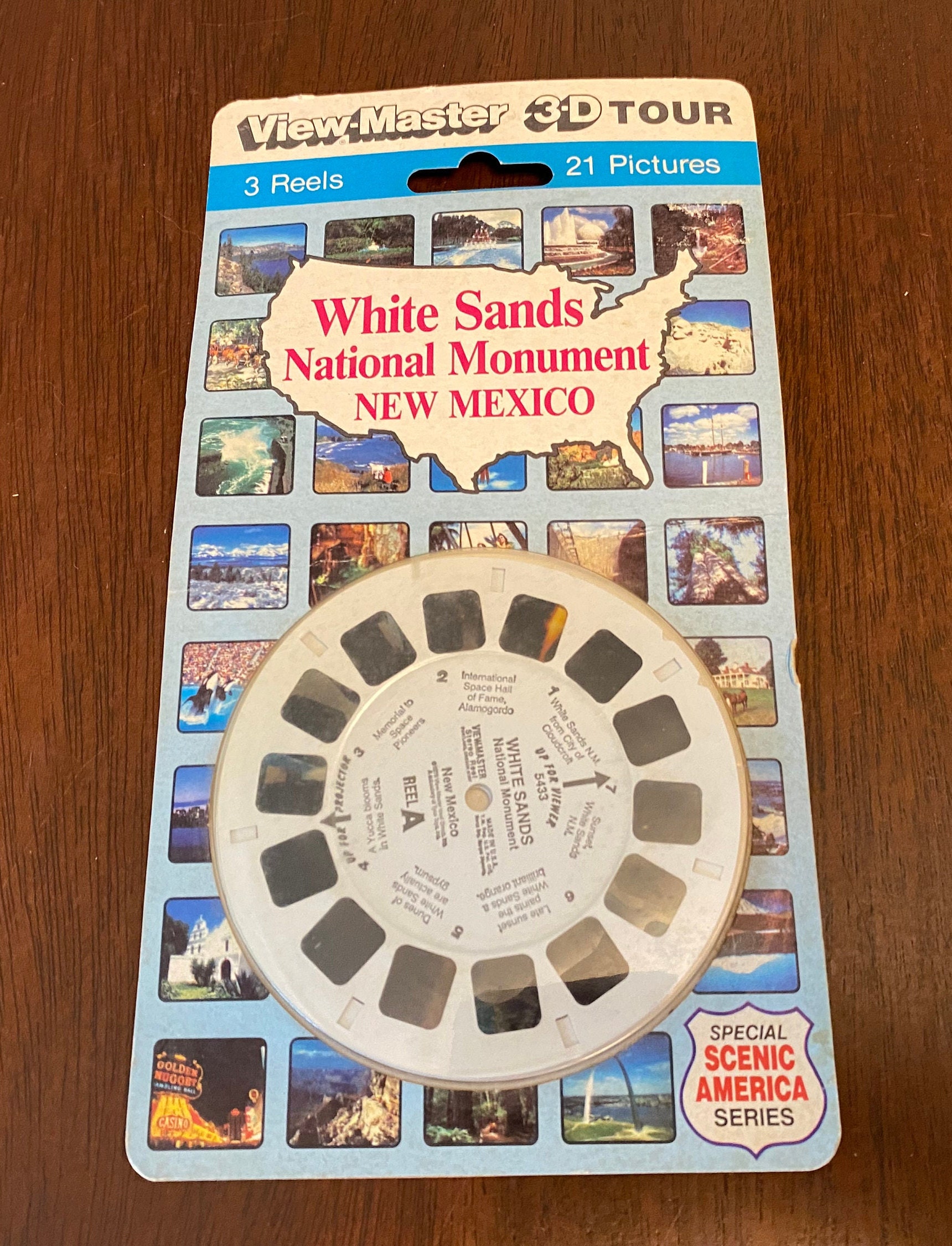 Vintage View Master Reel, View Master Disk, View Master White Sands National Monument New Mexico ...