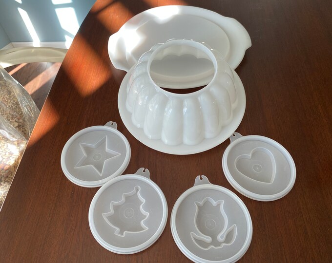 Tupperware Jell-o, Gelatin Ring Mold, Tupperware Jello Mold - COMPLETE ...