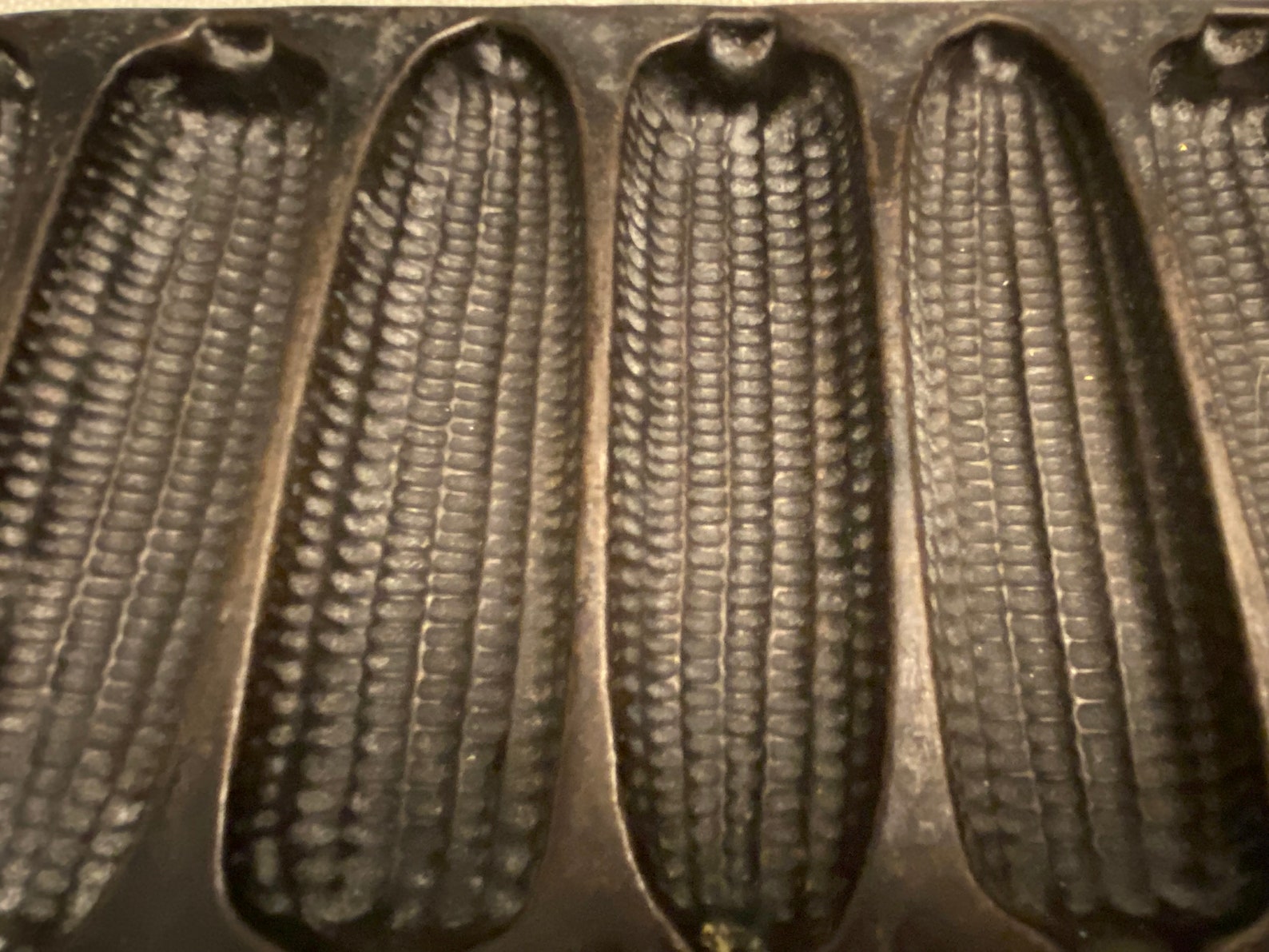 Antique Cast Iron Corn Bread Pan, Cast Iron Corn Pan #7404 - Etsy