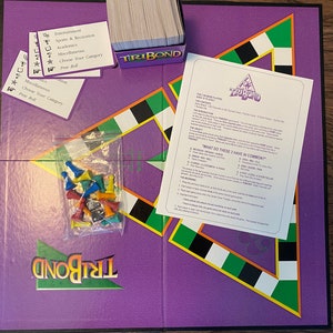 Tribond Game, Tri Bond Game, Tri Bond Board Game, Patch Game COMPLETE ...